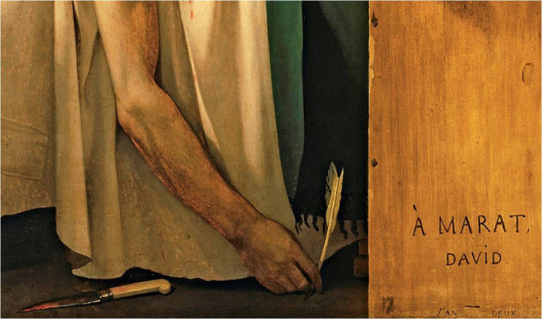 A morte de Marat, de Jacques-Louis David - ArtOut 🎨