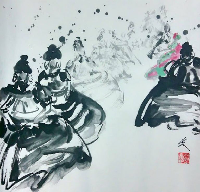 Sumi-ê é uma técnica de pintura oriental que surgiu na China - ArtOut 🎨